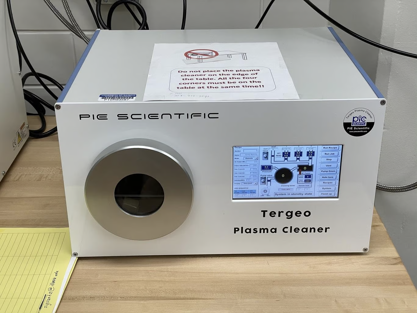 Tergeo Indirect Plasma Functionalization System | Illinois Materials ...